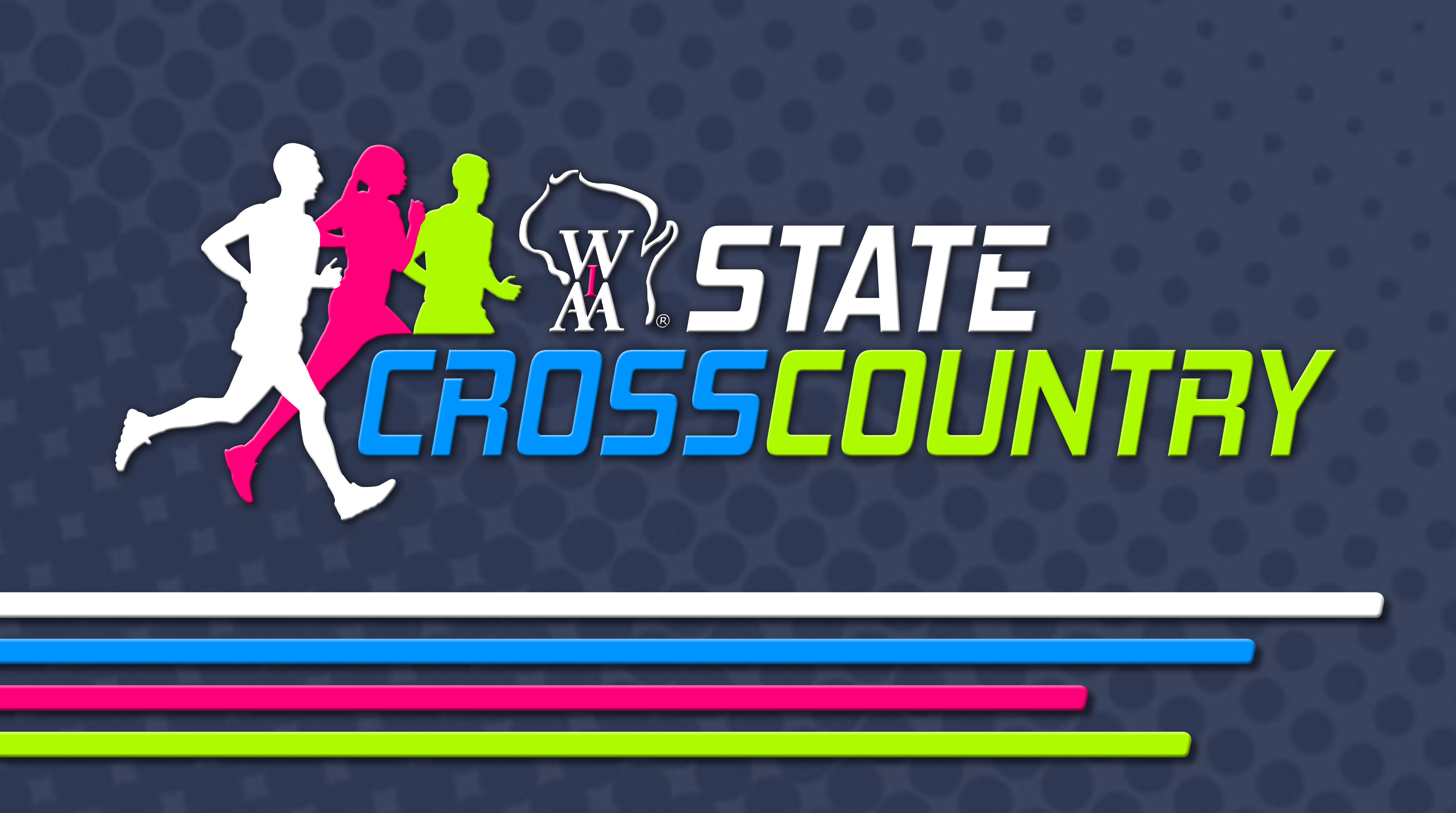 Cross Country Symbol Blue