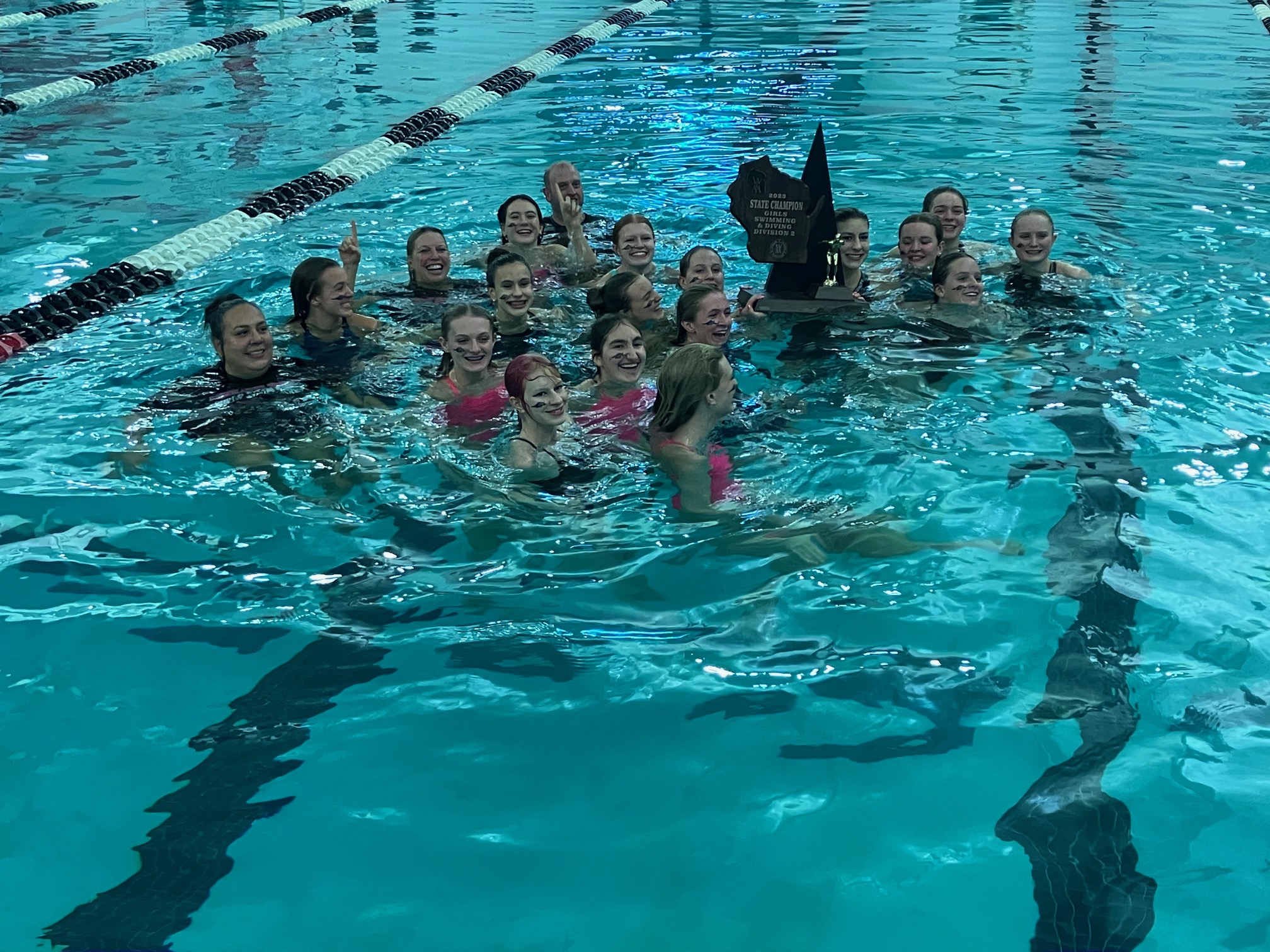 Rhinelander Wins Division 2 State Girls Swimming & Diving Title